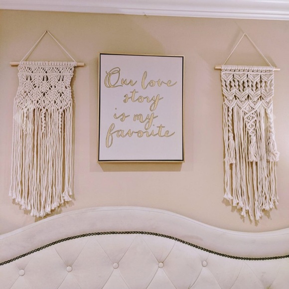 Urban Outfitters | Accents | Twinning Handmade Macrame Braided Bohemian ...